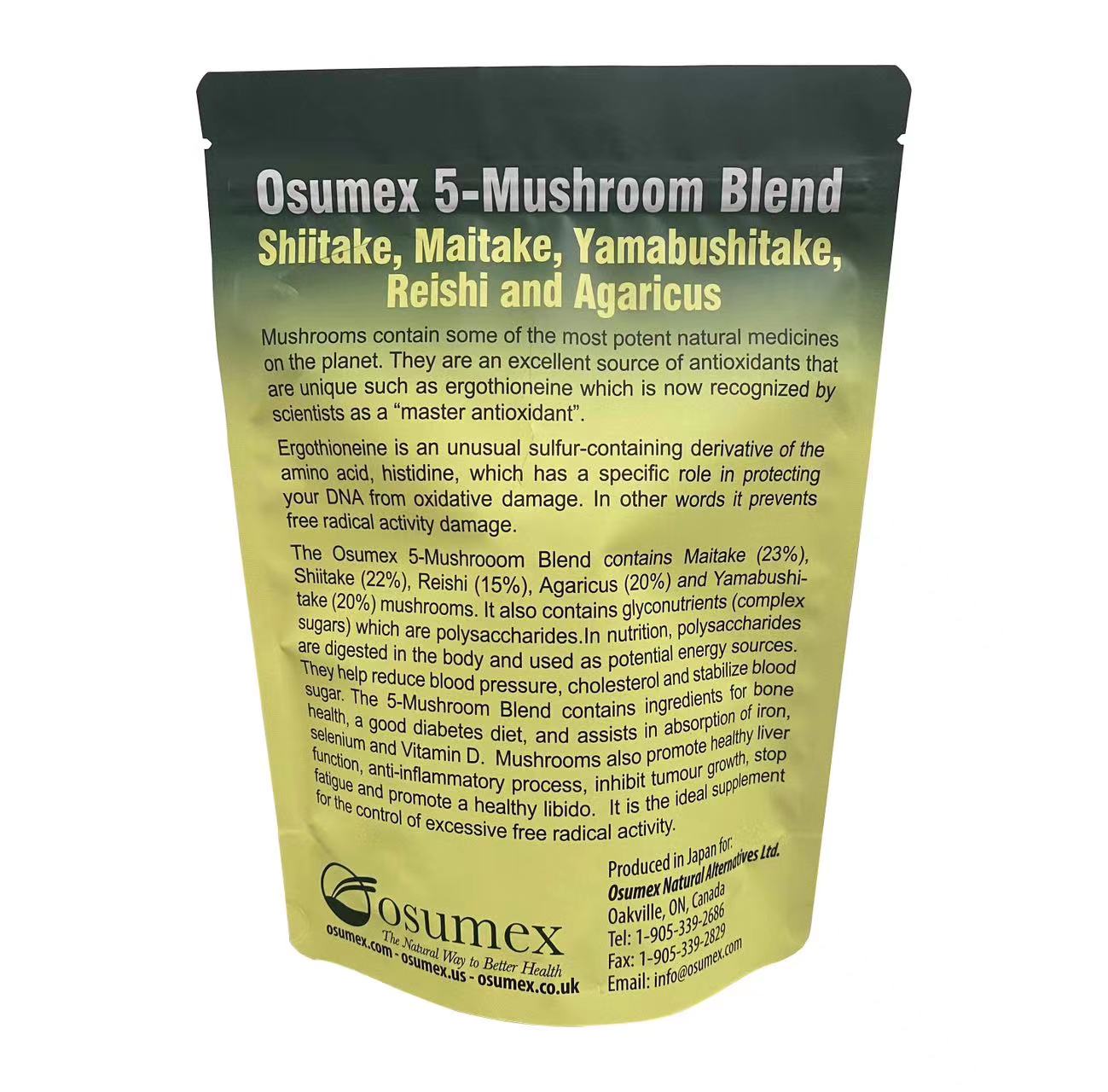 5-Mushroom Blend 3gm Sachets - Osumex